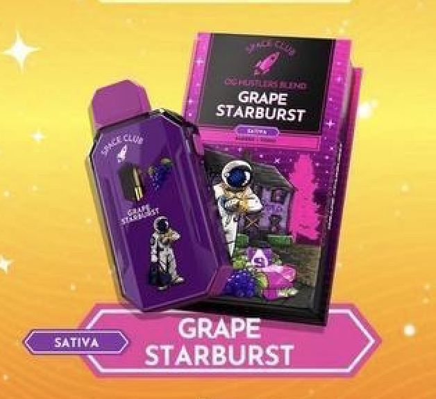 Space Club Grape Starburst Disposable - Space Club Brand